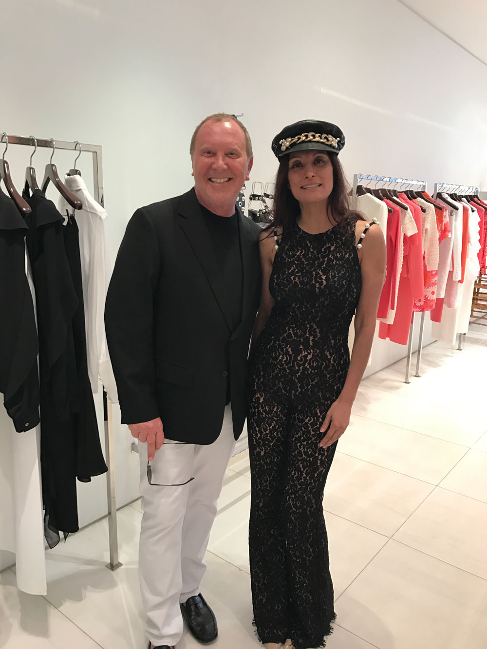 Dr. Mandal with Michael Kors - Mandal Plastic Surgery Center